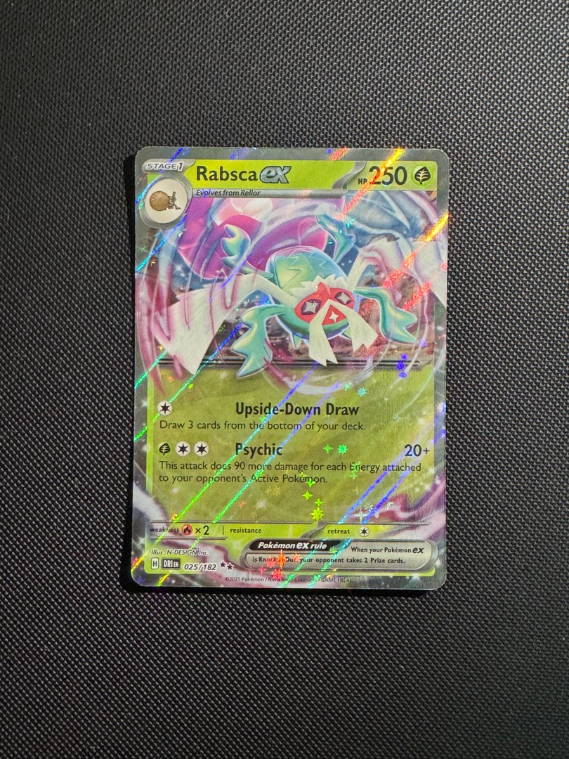 Pokemon Card Rabsca EX [Eng], Hobbies & Toys, Toys & Games on Carousell