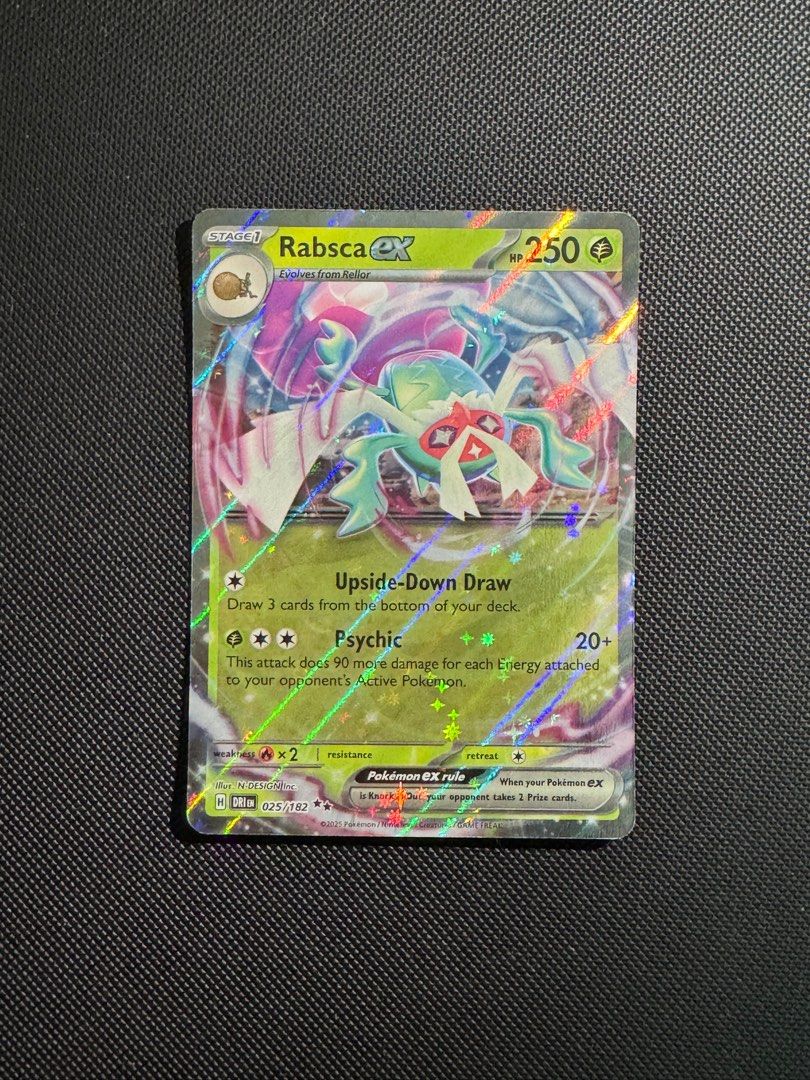Pokemon Card Rabsca EX [Eng], Hobbies & Toys, Toys & Games on Carousell