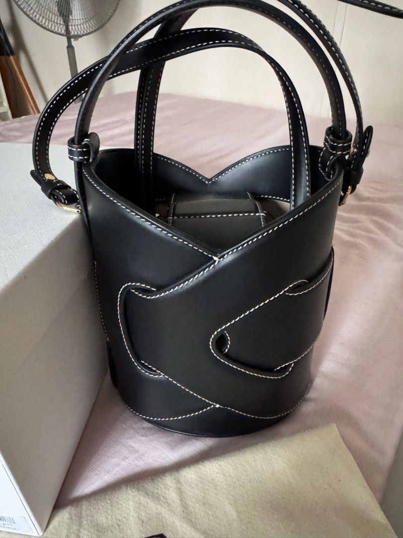 Polène Nodde Seau - Black, Luxury, Bags & Wallets on Carousell