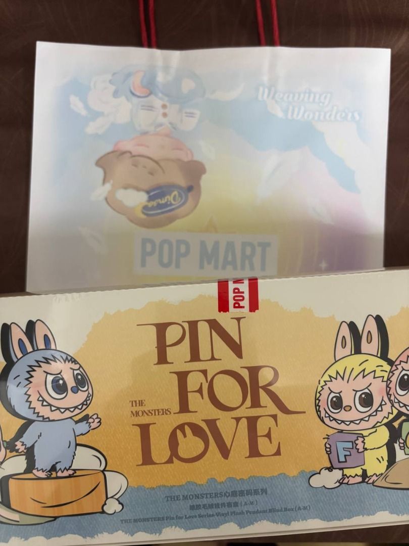 POPMART LABUBU PIN FOR LOVE (A-M) SEALED CASE, Hobbies & Toys, Toys ...