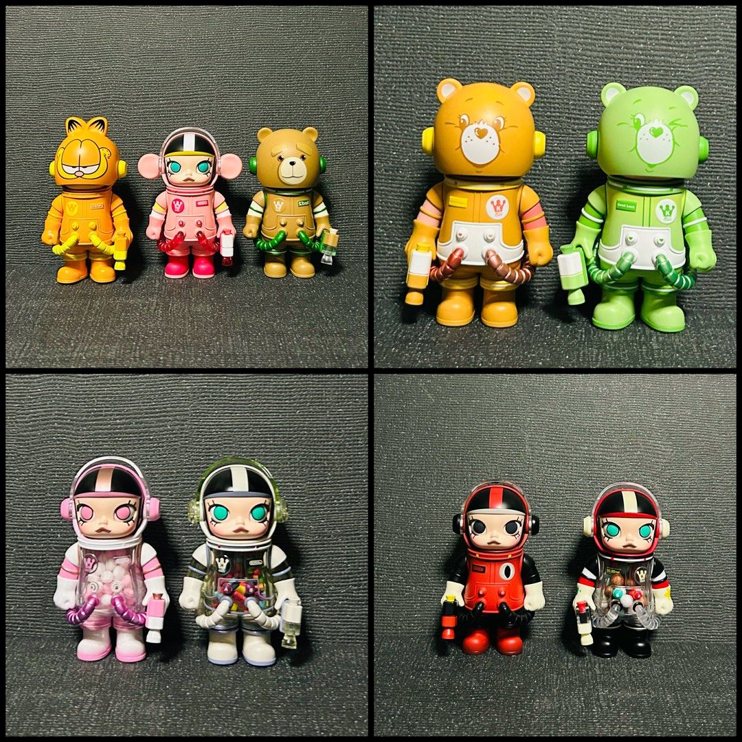 Popmart Space Molly 100% Series 3 Figures | No Secret | Good Luck Bear ...