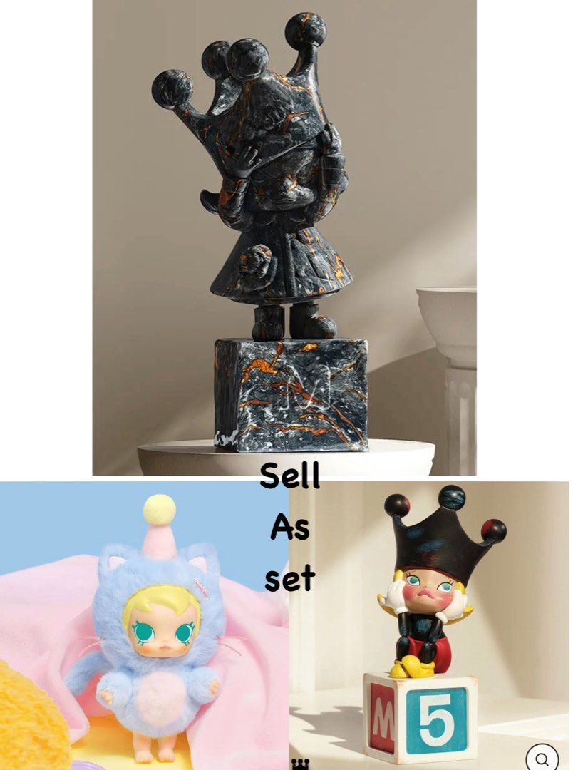 Sell As Set Popmart Molly Anniversary Statues Classical Retro 2 ...