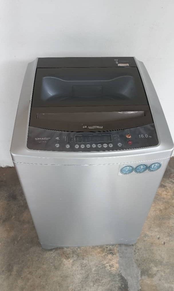 Sharp DD Inverter 16kg top load Fully Automatic Washing Machine Washer ...