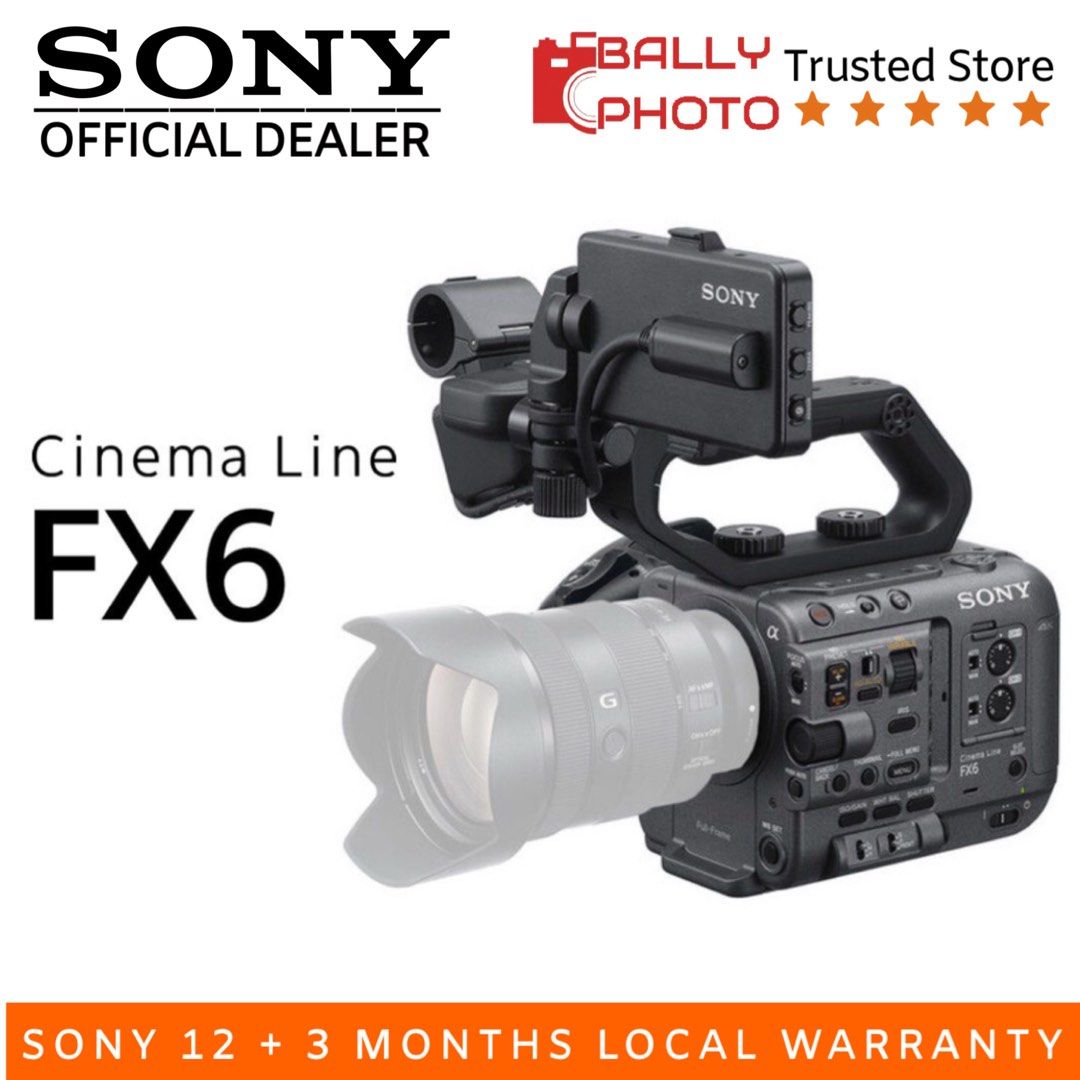 Sony FX6 Cinema Full Frame Camera fx6, Photography, Cameras on Carousell