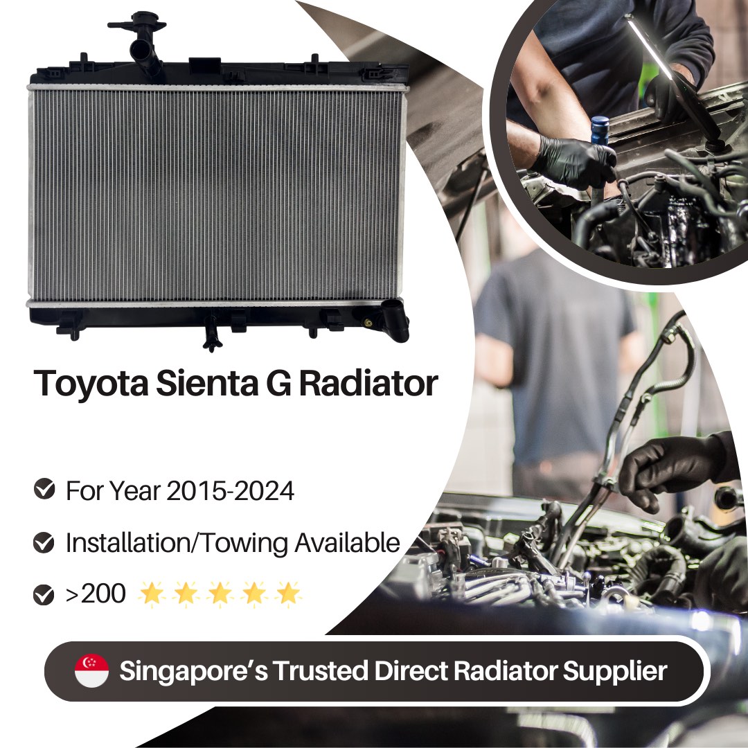 Toyota Sienta G 1.5L Radiator, Car Accessories, Accessories on Carousell