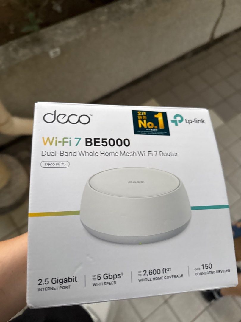 TP-Link Deco Wi-Fi 7 BE5000 Router, 電腦＆科技, 電腦周邊及配件, Wifi及上網相關產品 - Carousell