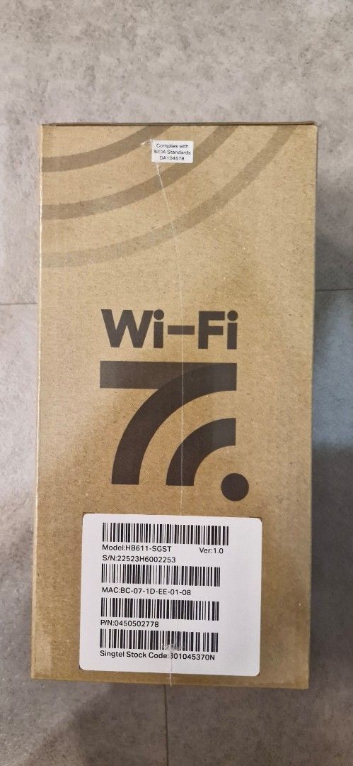 TP-Link Singtel WiFi 7 Router HB611-SGST, Computers & Tech, Parts ...