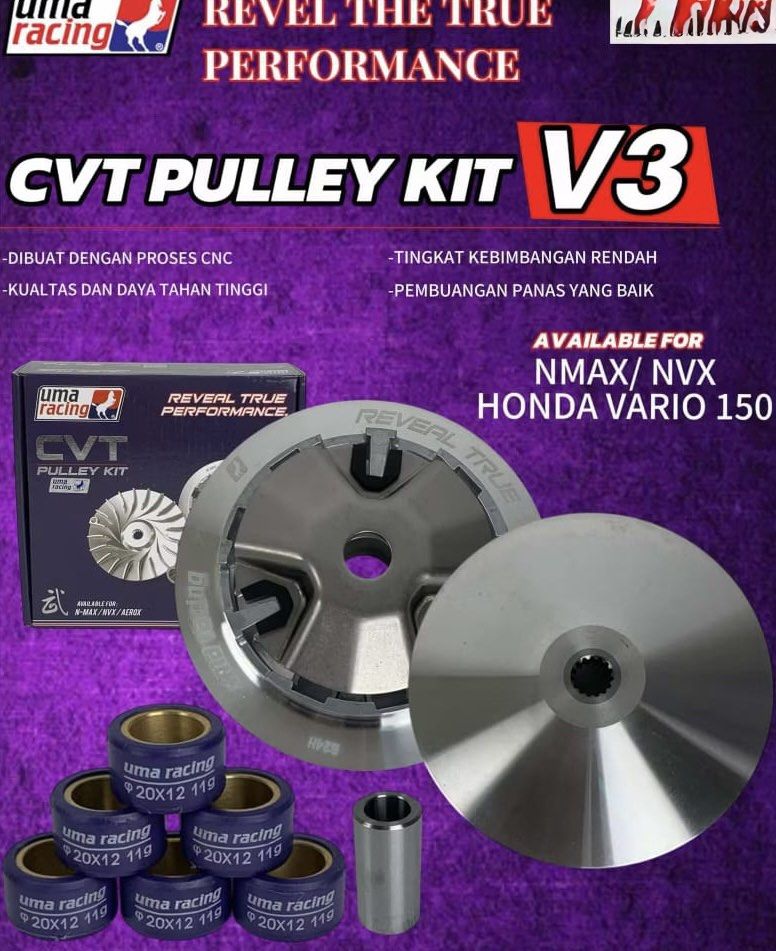 UMA CVT PULLEY KIT, Motorcycles, Motorcycle Accessories on Carousell