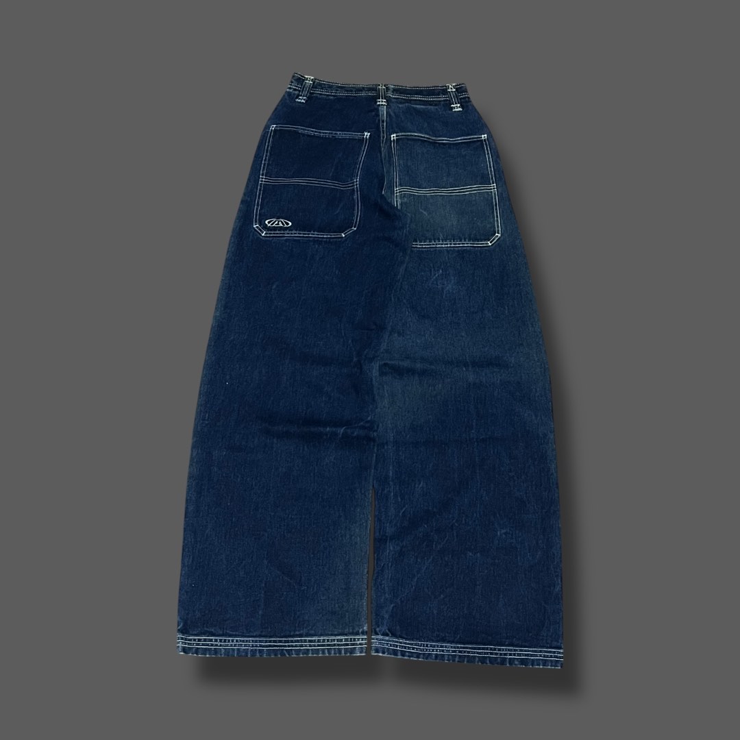 Vintage 90s Macgear Contrast Stitch Big Pockets Baggy Denim Jeans, Men ...