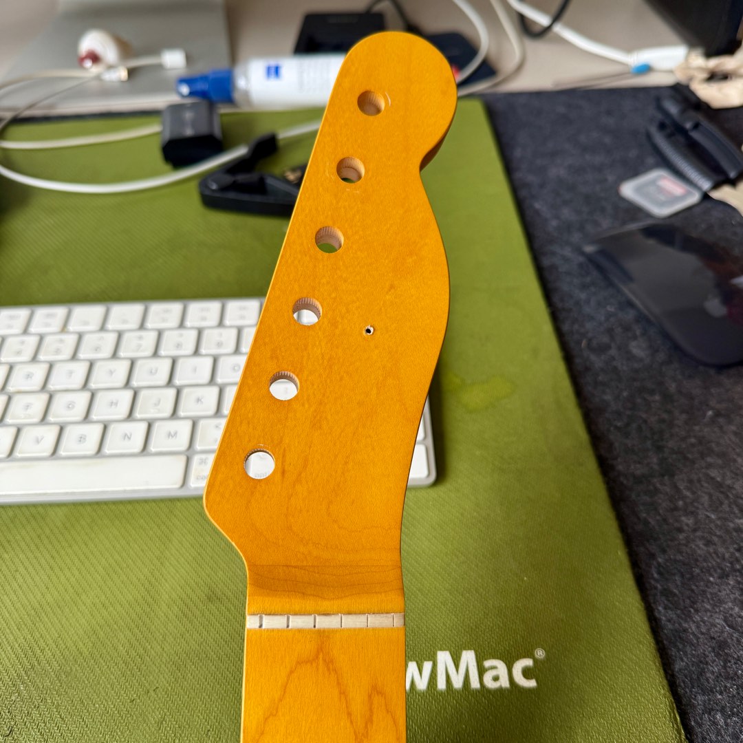 Warmoth Telecaster (Gibson scale) guitar neck, Hobbies & Toys, Musical ...