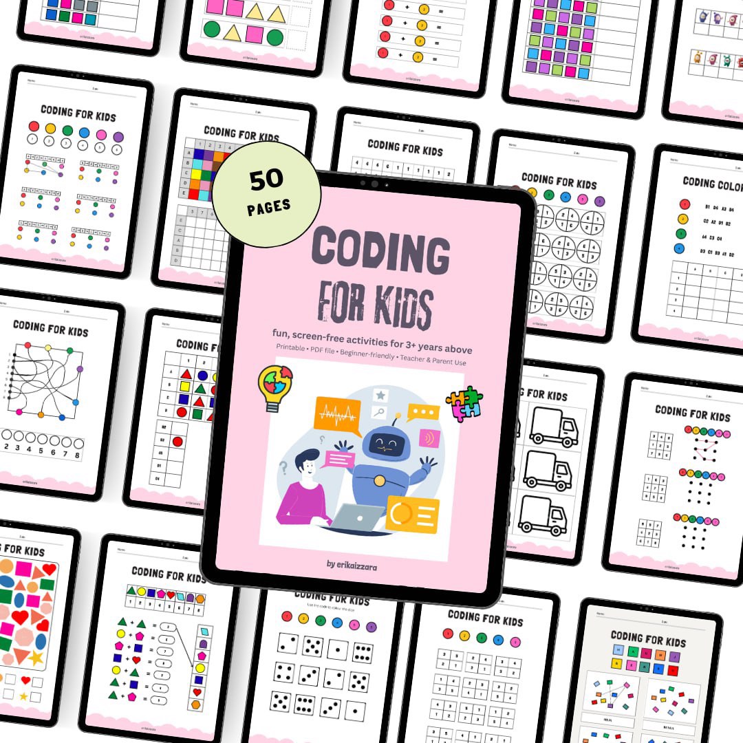 Worksheet Coding for Kids, Hobbies & Toys, Books & Magazines, Children ...