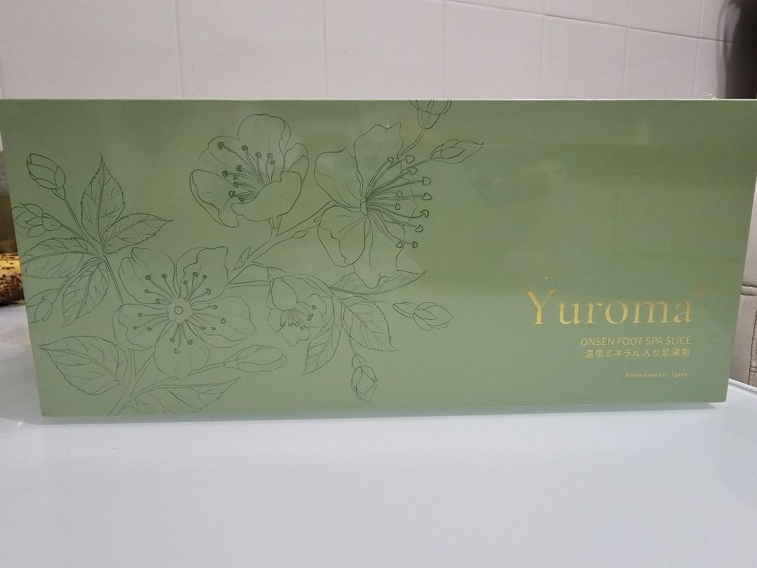 Yuroma Onsen Foot Spa Slice - Green Box, Beauty & Personal Care, Foot ...
