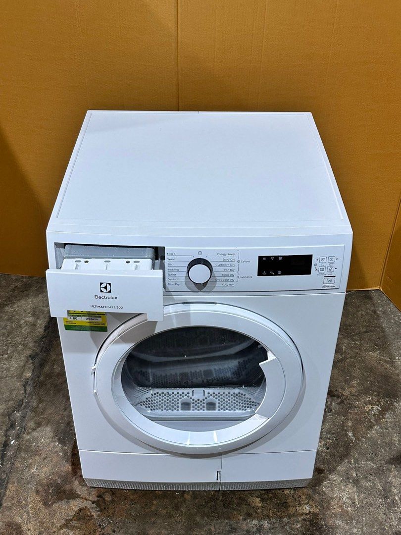 062509 (4) Electrolux Ultimate Care 300 Condenser Heat Pump Dryer 8kg 5 ...