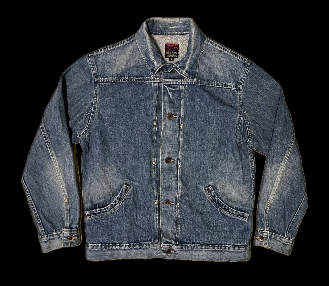 1990s~ VINTAGE BRU NA BOINNE Selvedge Denim Jacket, Men's Fashion, Coats, Jackets and Outerwear ...