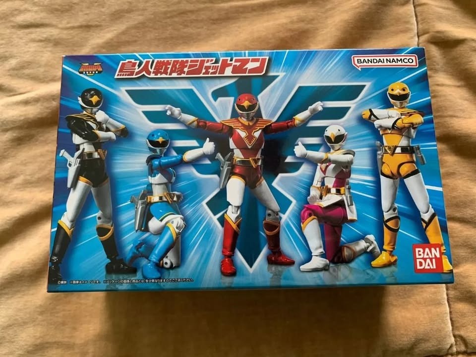無啡盒 全新 Bandai Shodo Super Chojin Sentai Jetman Box Set 2024 掌動 鳥人戰隊, 興趣及遊戲, 玩具 & 遊戲類 - Carousell
