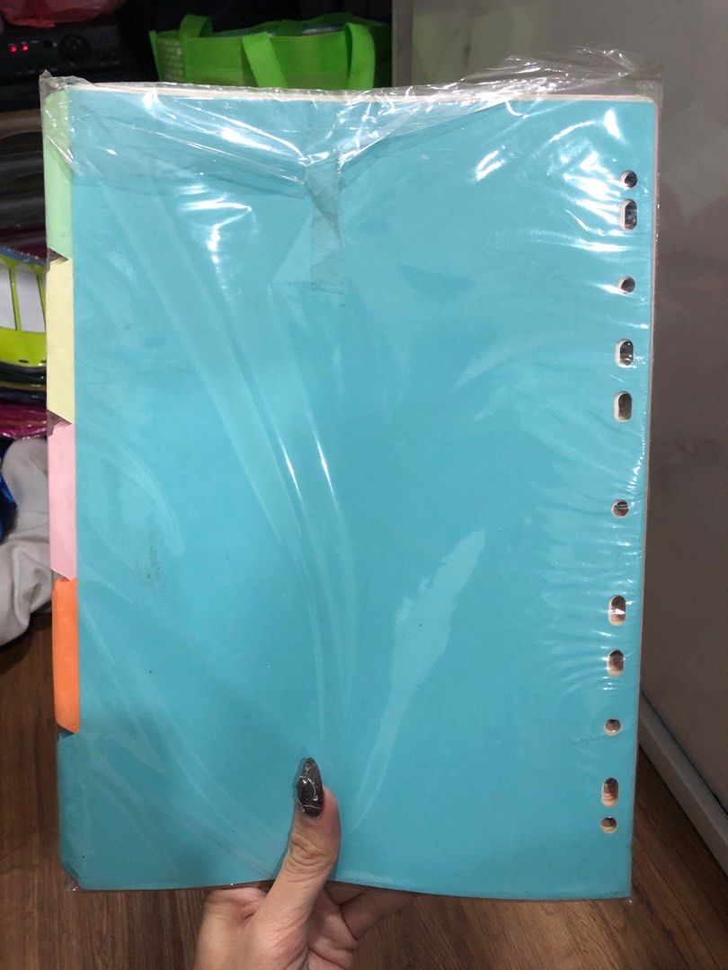 ABBA A4 Index Divider - 5 Colours, Hobbies & Toys, Stationery & Craft ...