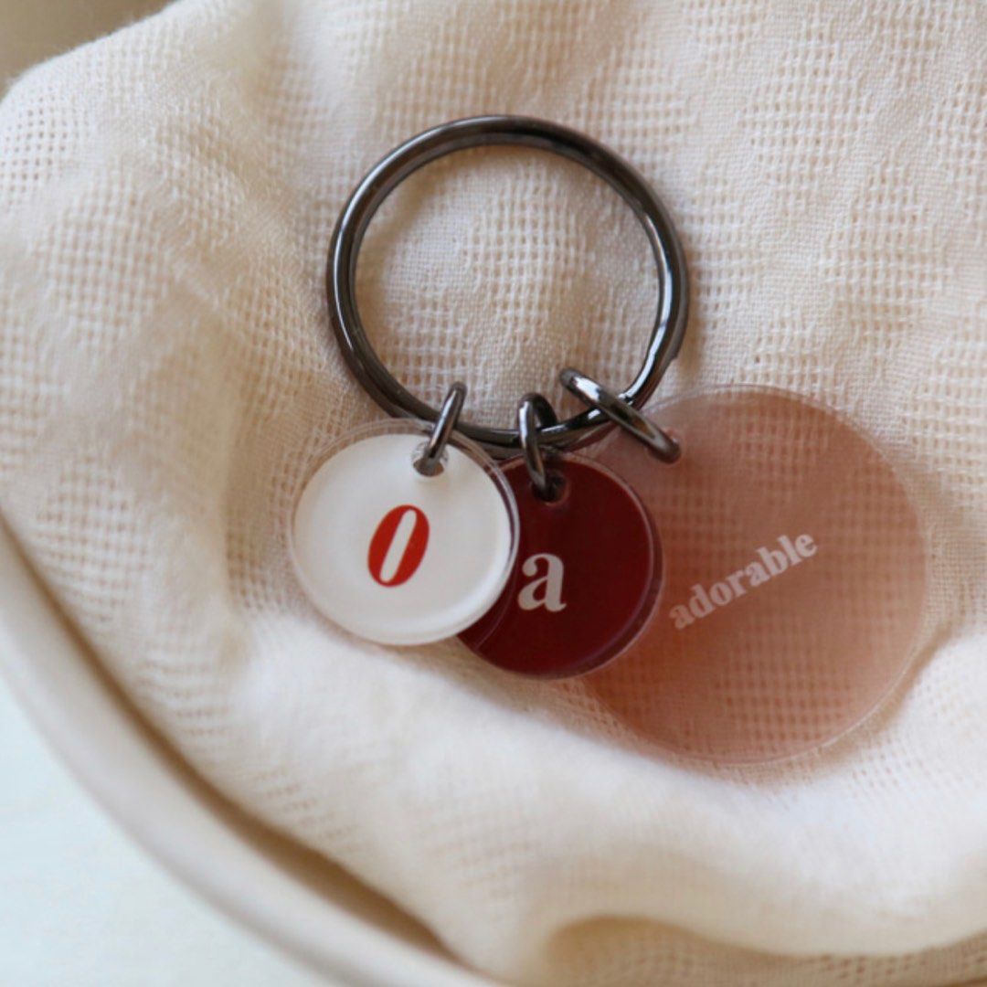 allgray Charm/Alphabet Keyring/Keychains (from Korea), Hobbies & Toys ...
