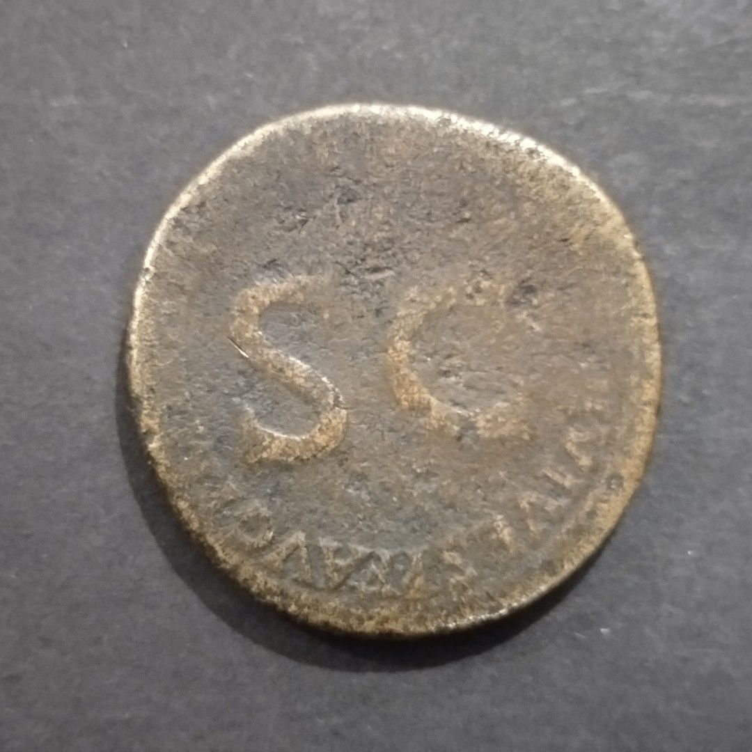 Ancient Roman Bronze Coin Emperor Vespasian on Elephant Quadriga ...