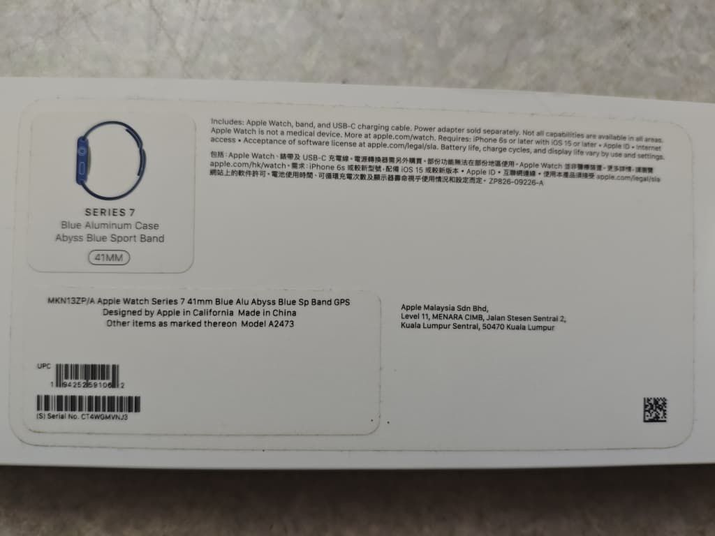 Apple iwatch 7 Series 41mm, Mobile Phones & Gadgets, Wearables & Smart ...