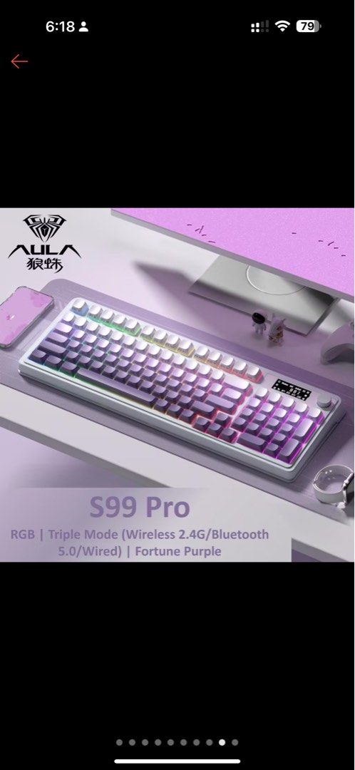 AULA s99 pro keyboard, Computers & Tech, Parts & Accessories, Computer ...