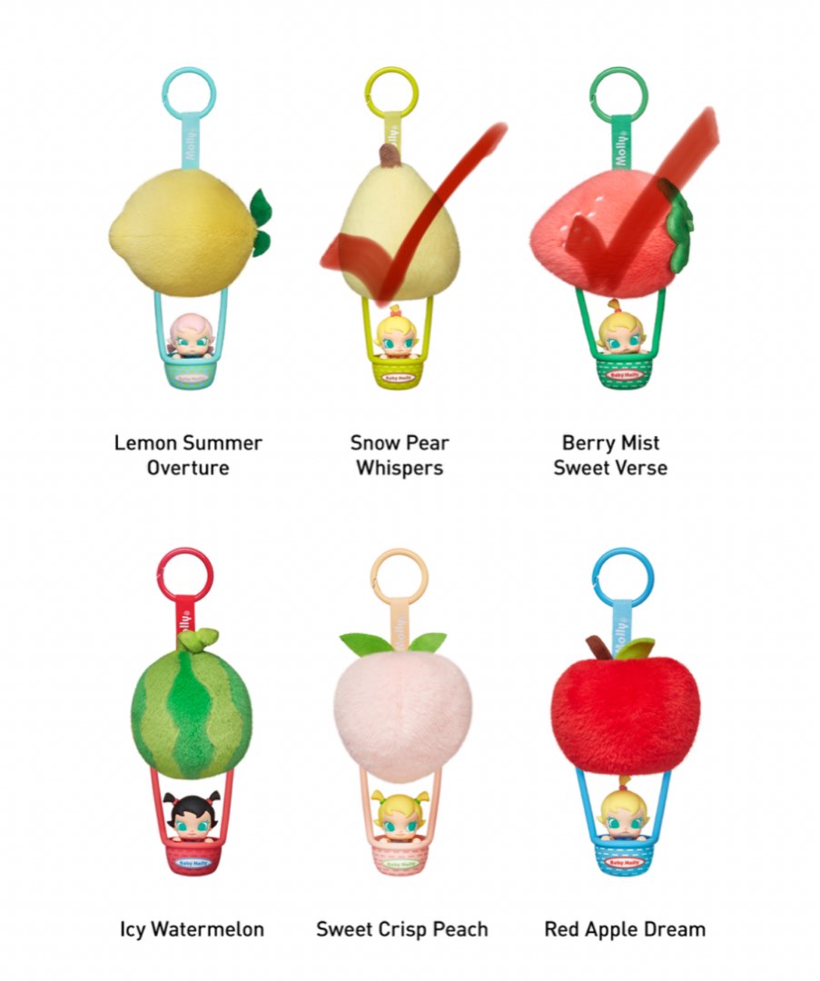 Baby Molly Fruity Aroma - Sachet Pendant, Hobbies & Toys, Toys & Games ...