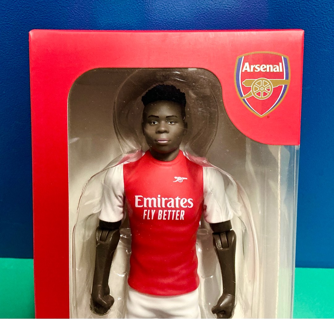 Banbo Toys Sockers Arsenal F.C. Bukayo Saka 8” Collectible Soccer ...