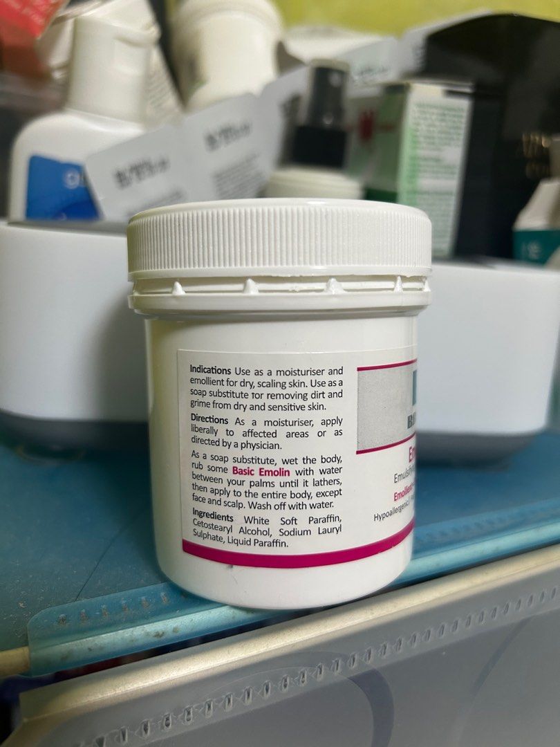 Basic Emolin Emulsifying Ointment BP 100g, Beauty & Personal Care, Bath ...