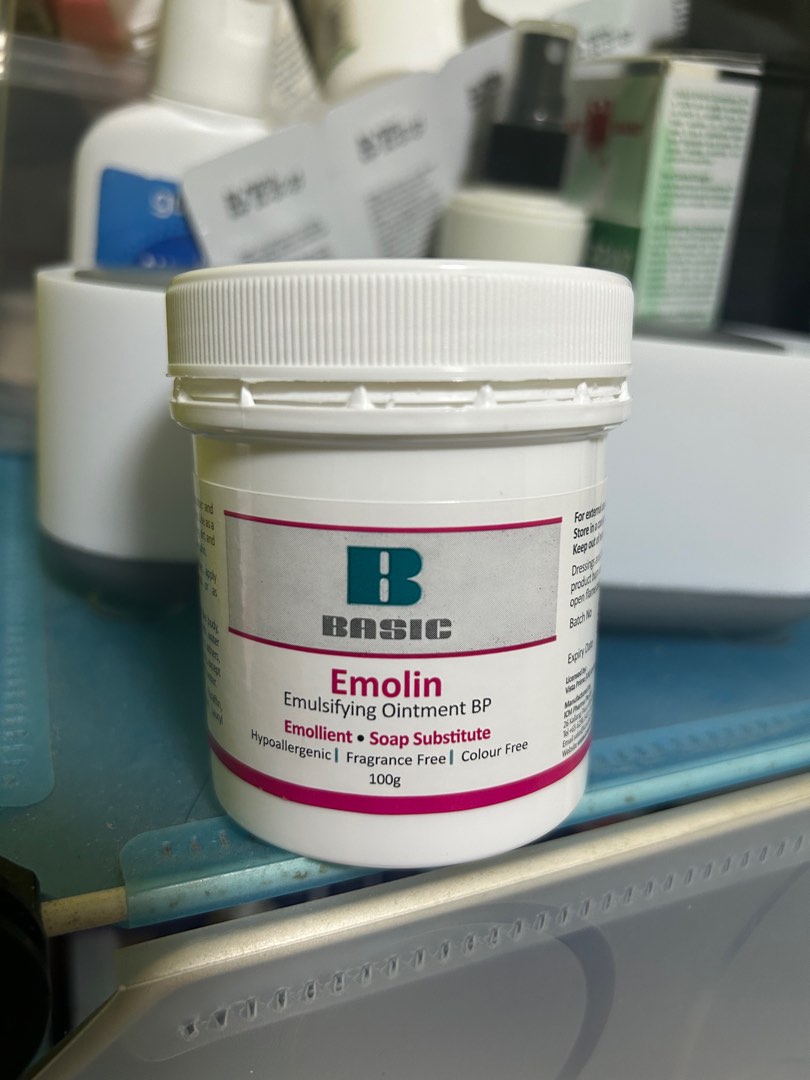Basic Emolin Emulsifying Ointment BP 100g, Beauty & Personal Care, Bath ...