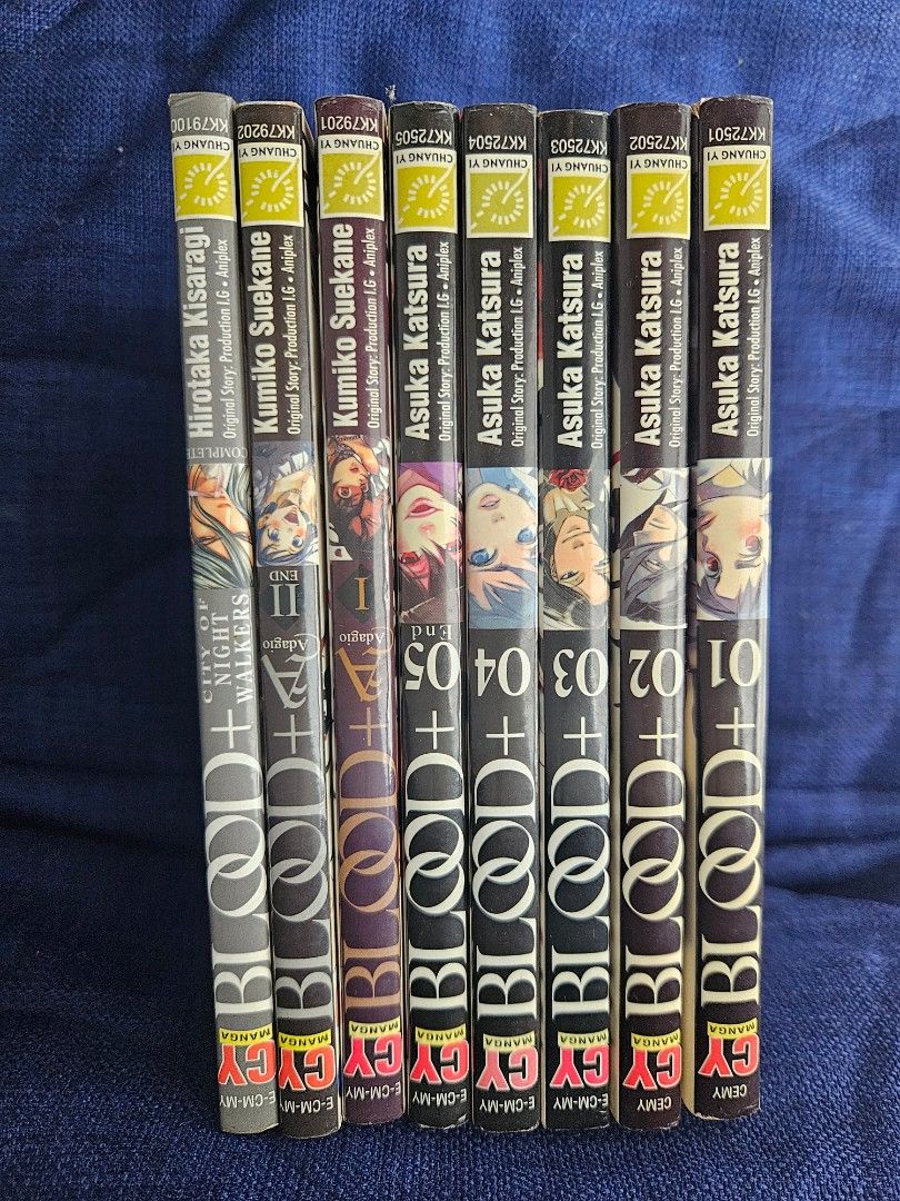 Blood+ Manga Volumes 1-5 & Spin-offs, Hobbies & Toys, Books & Magazines, Comics & Manga on Carousell