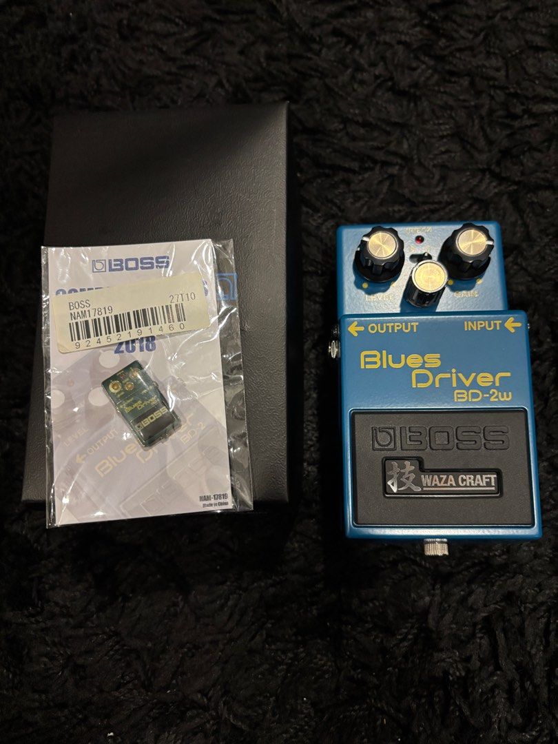 BOSS BD-2W Blues Driver with bonus Pin Waza Craft overdrive boost Pedal ...