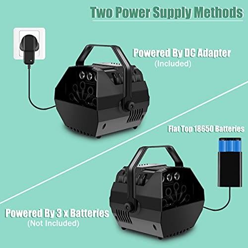 Bubble Machine, SogYupk Automatic Bubble Maker WithLed Light, Powered ...