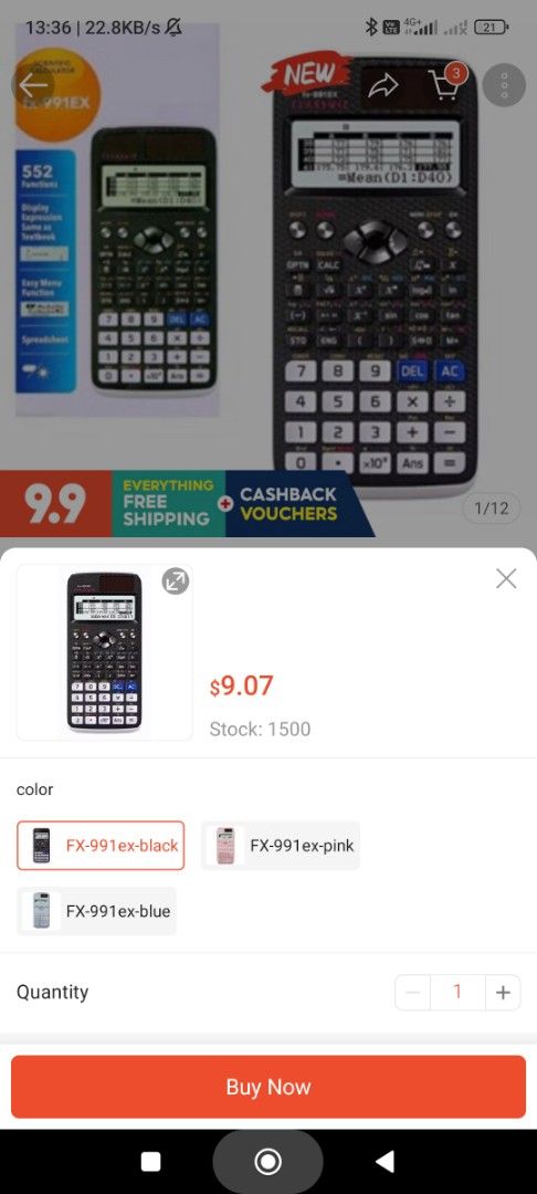 Casio fx-991ex fx 911ex fx-570ex fx 570ex fx 991cw fx 570cw GC calculator scientific uni ntu nus ...