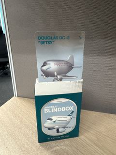 Aircraft Blindbox Cathay Pacific 國泰航空 飛機模型盲盒 A350-900， 出面少有極極罕， 只開盒確認款式 ...