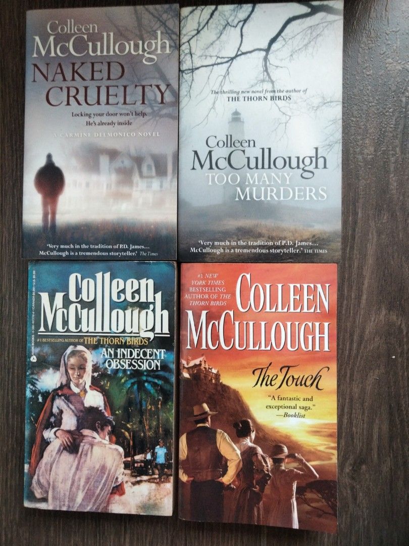 Colleen McCullough, The First Man In Rome, The Grass Crown, Morgan's ...
