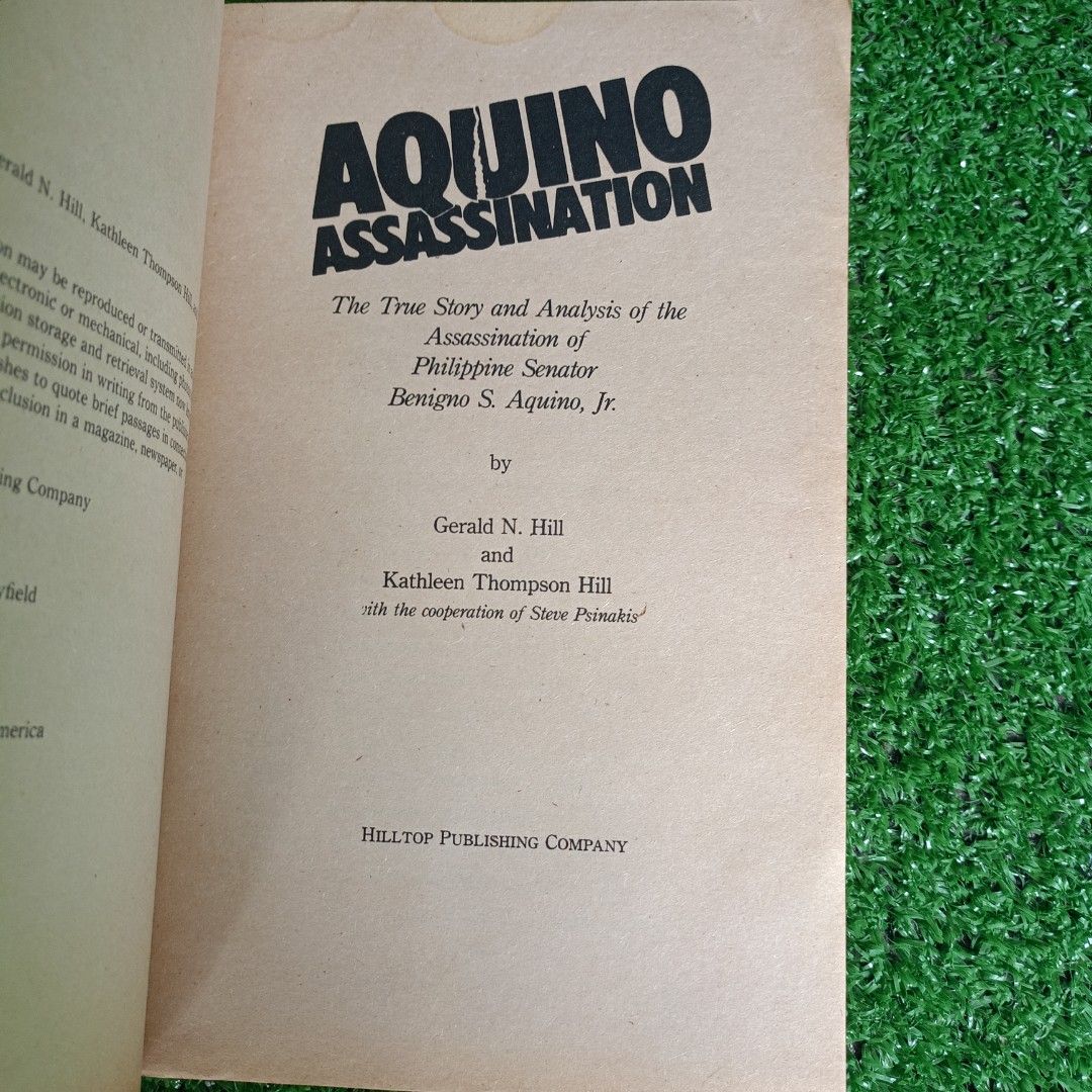 COPY 1 Aquino Assassination: The True Story and Analysis of the ...