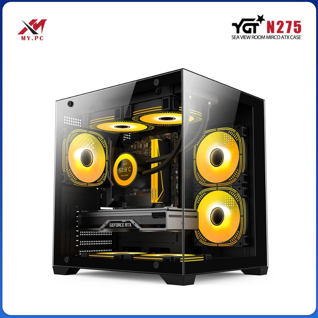 CPU ITX/Atx Casing Minimalist casing and its like aquarium because of ...