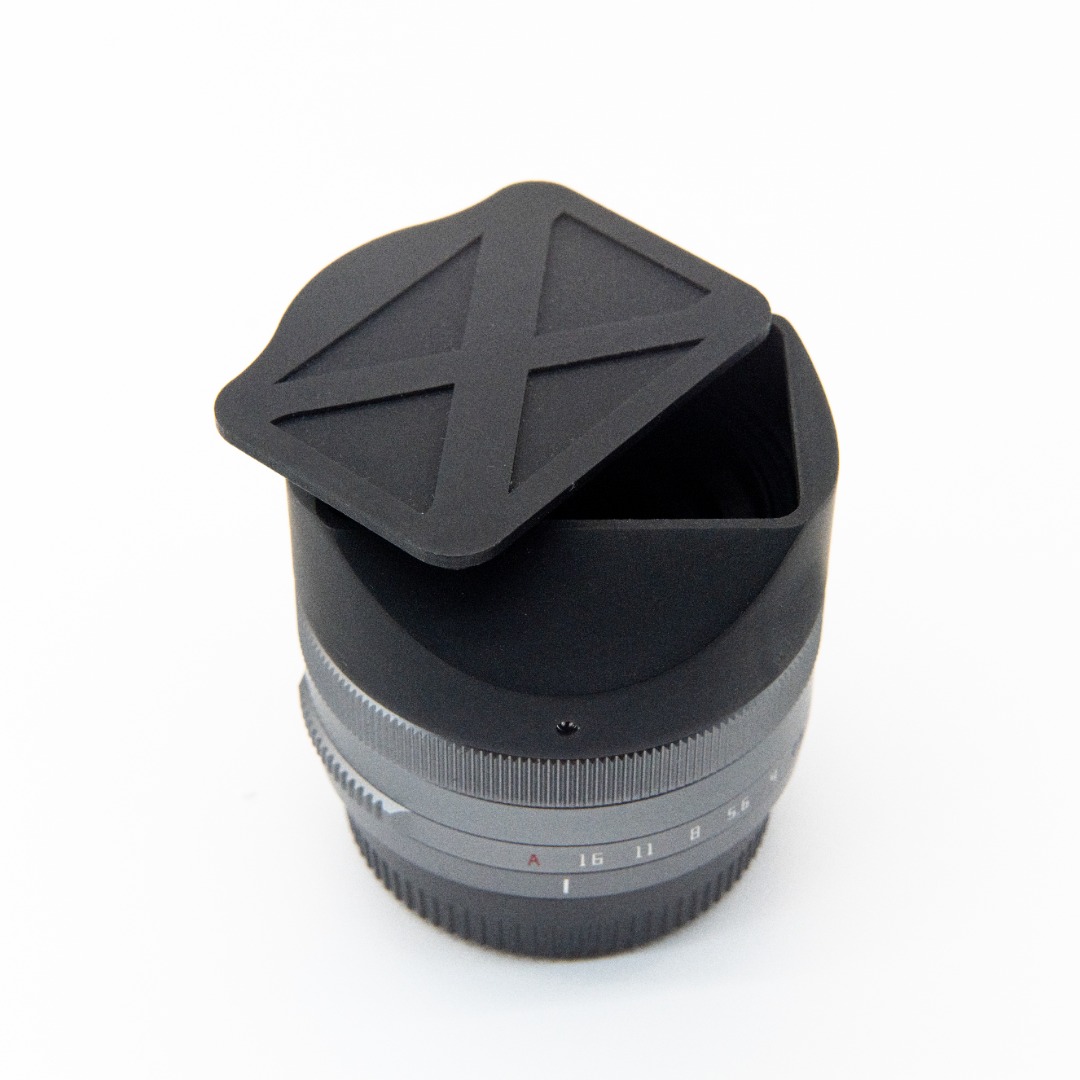 Custom Square Lens Hood for TTArtisan 27mm F2.8 and Fuji Fujinon XF ...