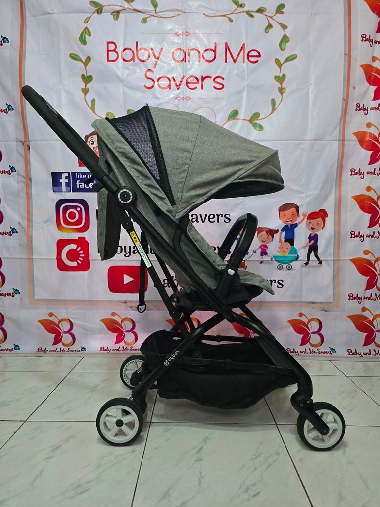 Cybex Eezy Twist Infant to Toddler Compact Travel Luxury Stroller Cabin ...