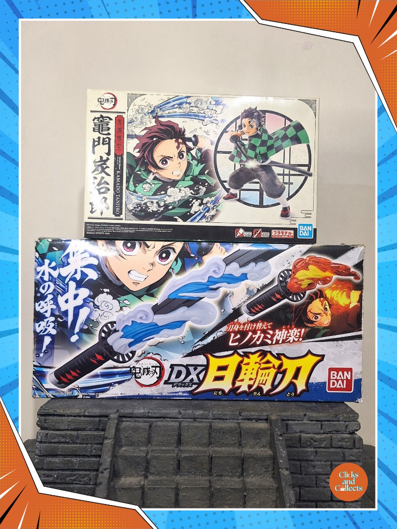 Demon Slayer DX Nichirin Sword Modelling Kit Tanjiro Anime Figure ...