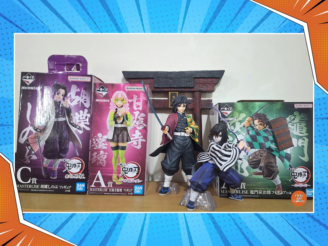 Demon Slayer Masterlise Ichiban Kuji Shinobu Giyu Mitsuri Obanai ...