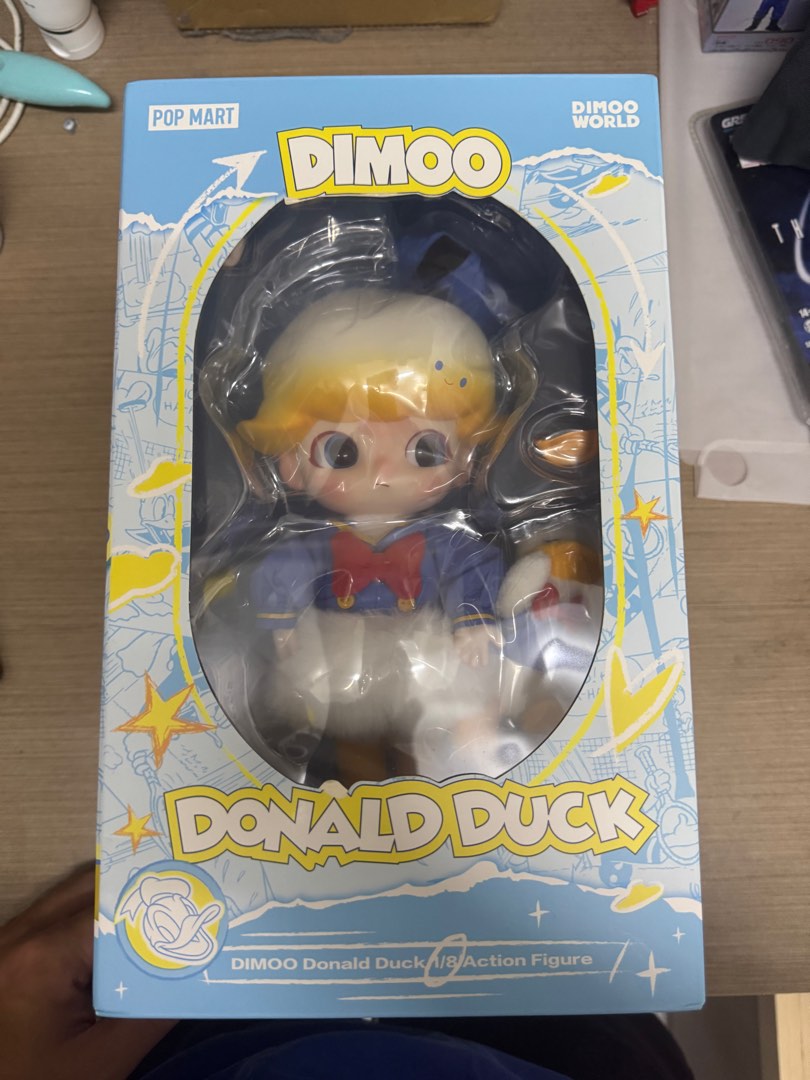 Popmart DIMOO Donald Duck 1/8 Action Figure, Hobbies & Toys, Toys ...