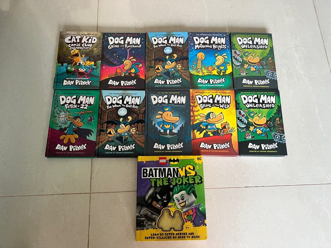 Dog Man & Cat Kid Comic Club Books by Dav Pilkey, Hobbies & Toys, Books ...