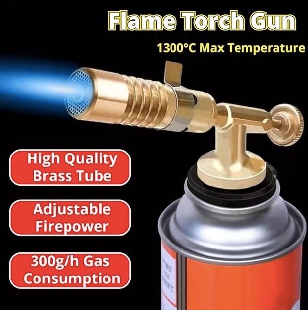 Flame Thrower Welding Torch (with GAS) -(Made of high-quality Brass ...