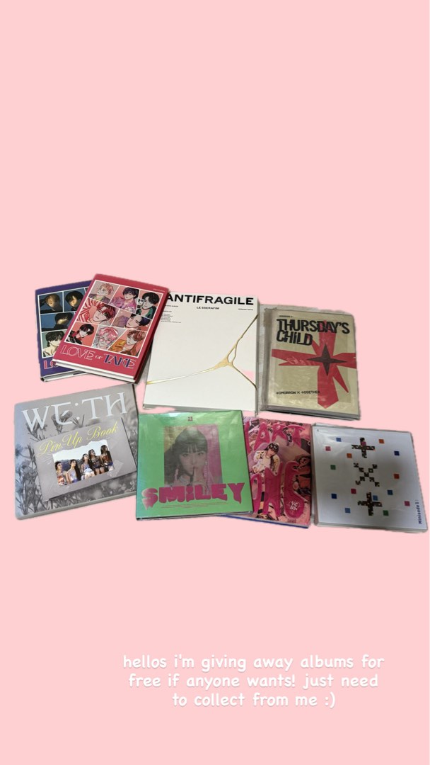 free kpop albums (unsealed), Hobbies & Toys, Music & Media, CDs & DVDs ...
