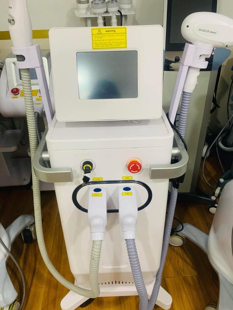 Free Training 2 in 1 Pico Diode Laser Hair Removal Treat Melasma Uneven ...