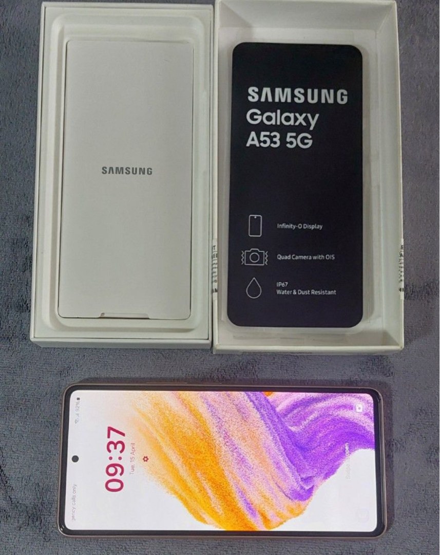 Galaxy A53 5G 128GB Peach Pink, Mobile Phones & Gadgets, Mobile Phones ...