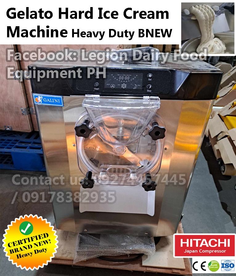 gelato hard ice cream machine heavy duty Japan Compressor BNEW Tabletop ...