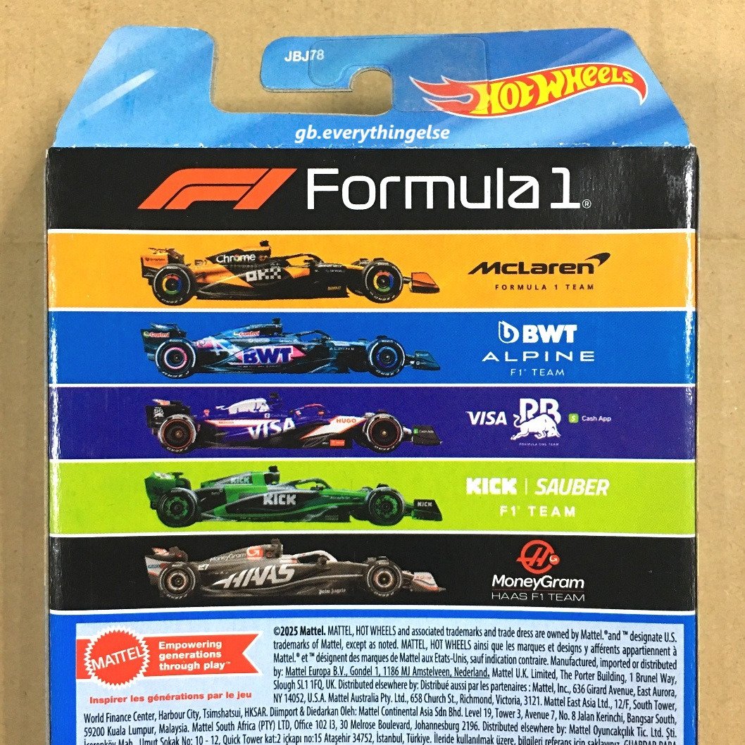 Hot Wheels Mainline 2024 Formula1 F1 5-Pack, Hobbies & Toys, Toys ...