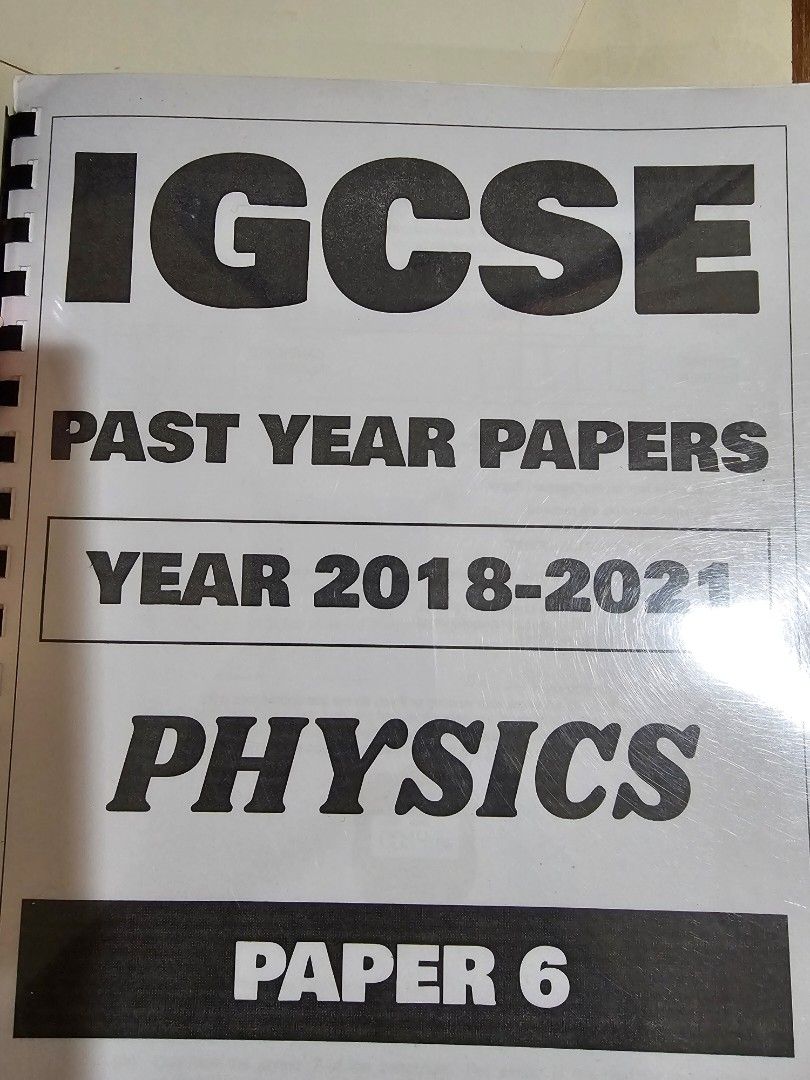 ICGSE past year physics, Everything Else, Others on Carousell