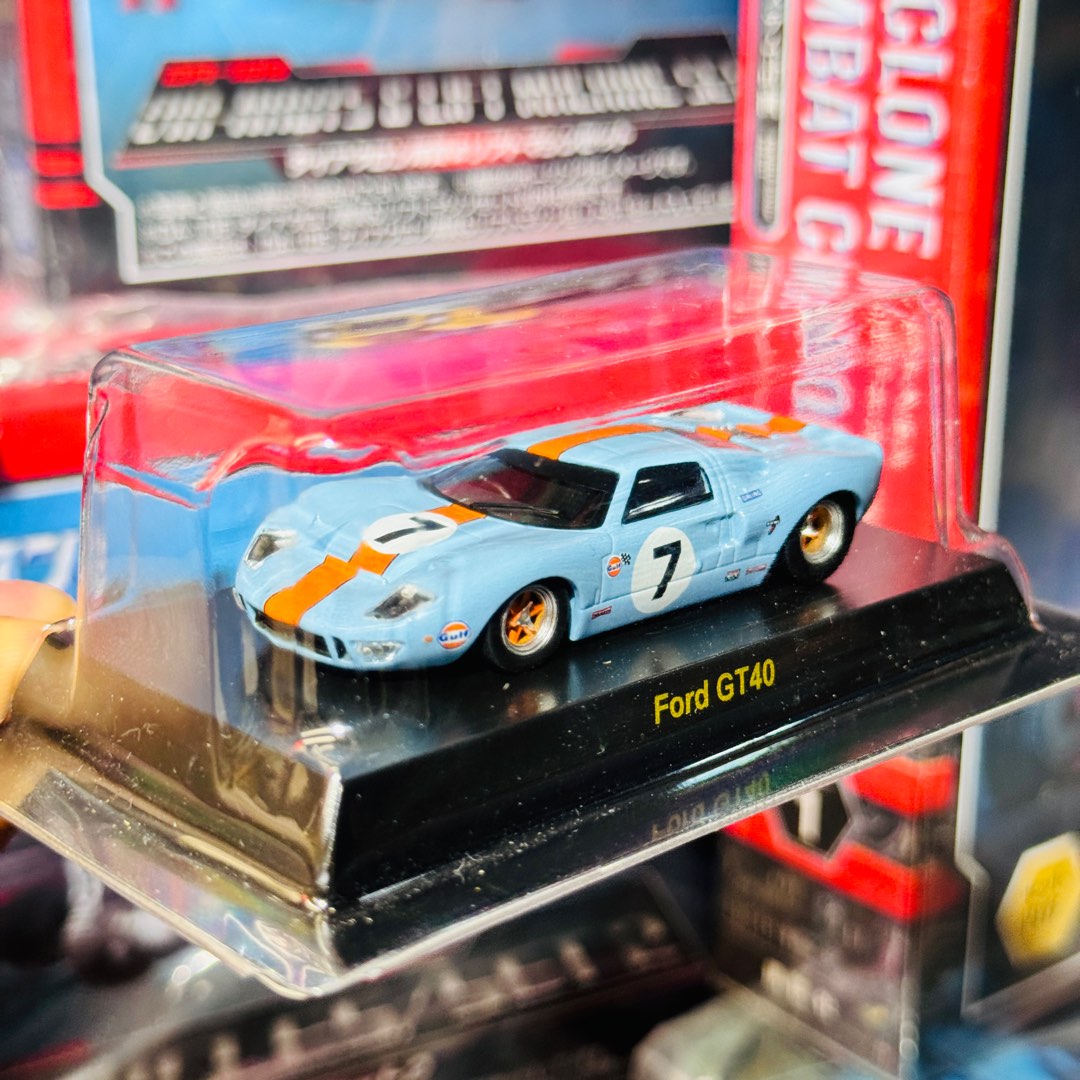 Kyosho 1:64 Die-cast Model Car Gulf Ford GT40 #7 京商 海灣石油 福特 GT 40 落場車 7 ...